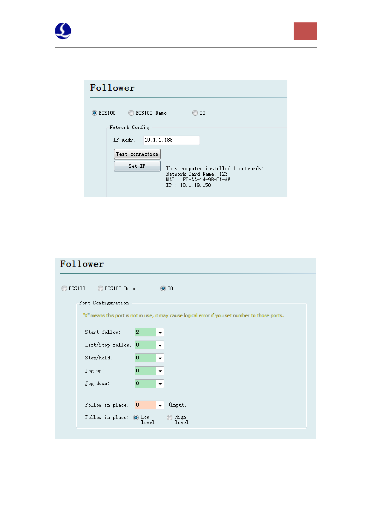 7 Height controller configuration 371 Use BCS100 network (Page 44 / 69) FSCUT2000 Fiber Laser ...